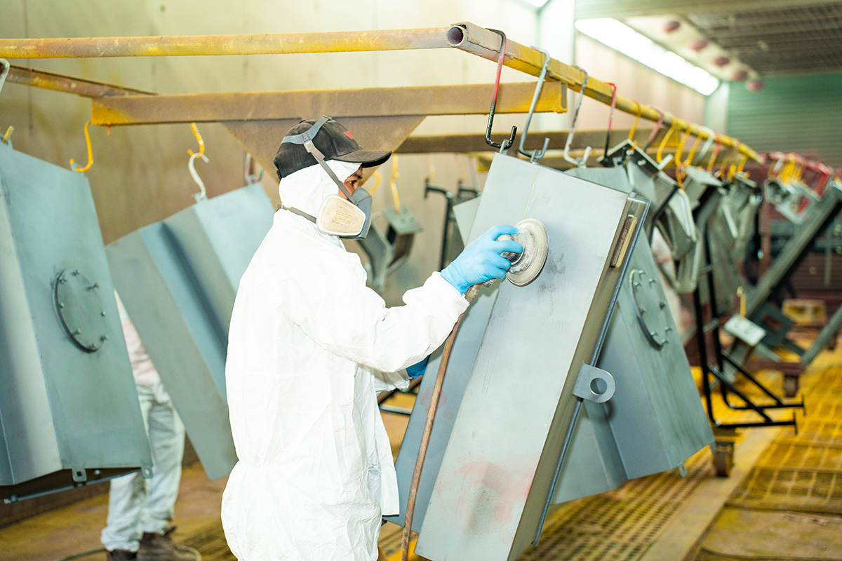 Industrial Equipment Paint Services | Blasting & Painting | VMS